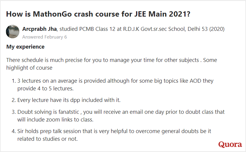 JEE Advanced 2022 Crash Course for Math | IIT JEE Advanced 2022 Exam | MathonGo
